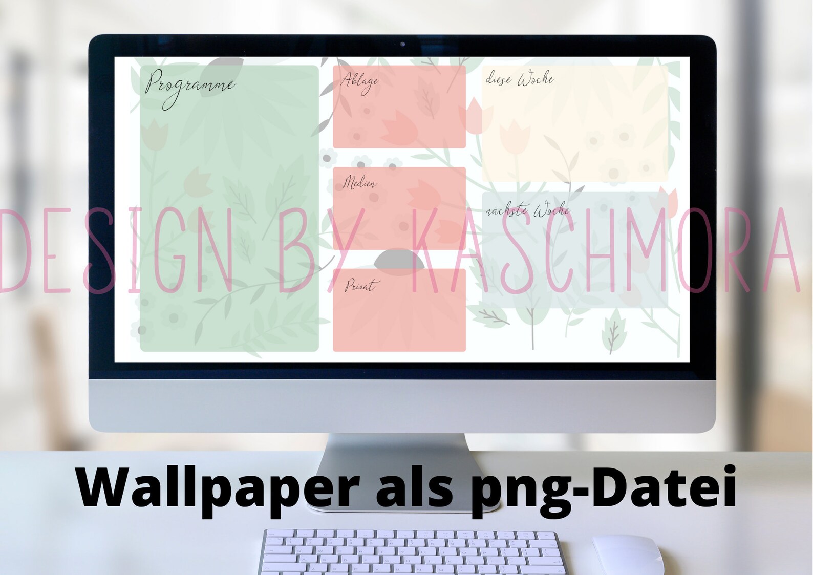 Desktop Organizer, Desktop Pastel Spring, Desktop Folder, Instant ...