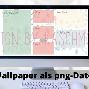 Desktop Organizer, Desktop Pastel Spring, Desktop Folder, Instant ...