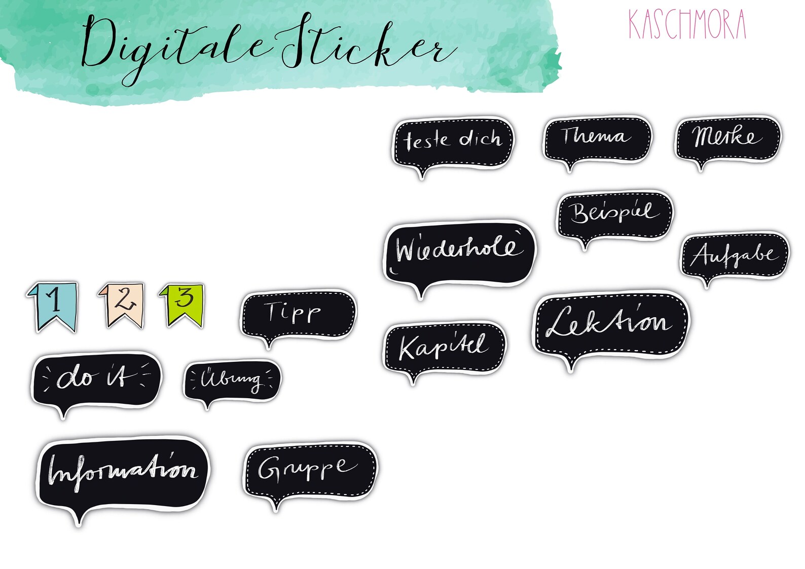 Cliparts School, Create Worksheets, Digital Stickers, Goodnotes ...