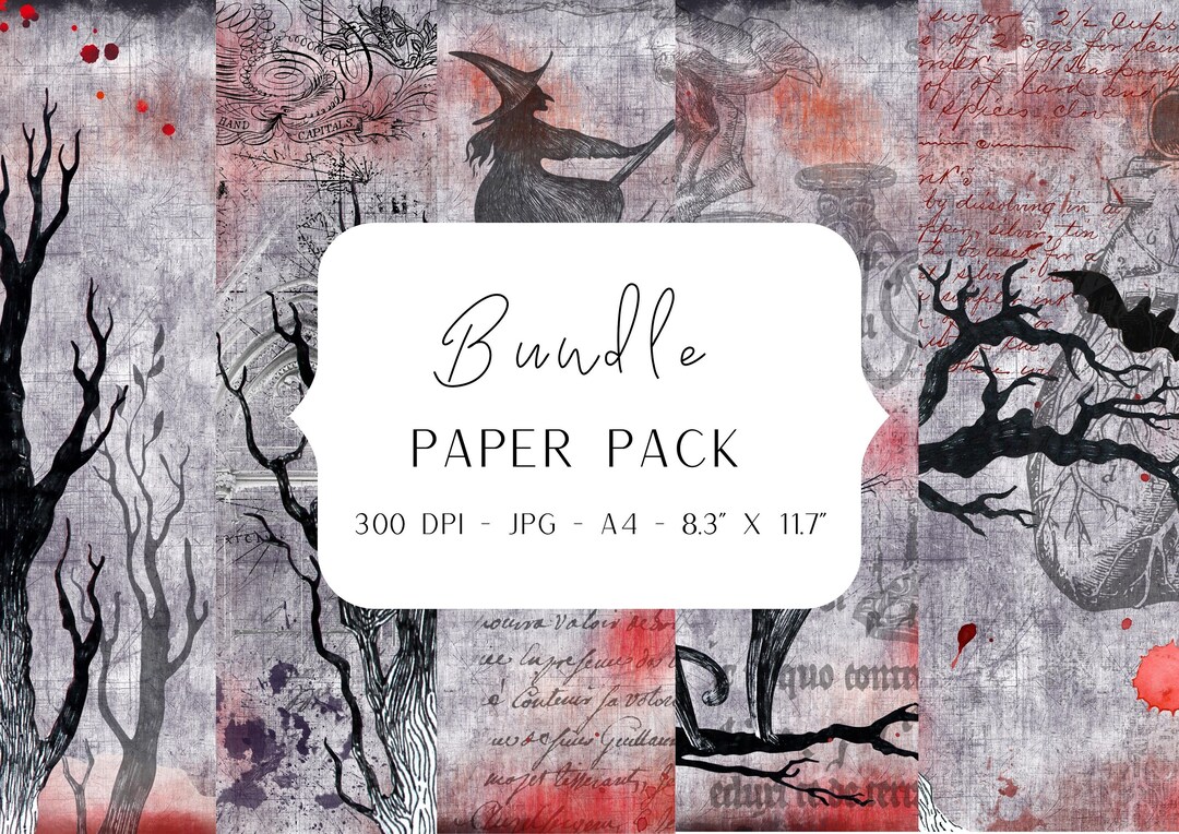 Background Paper Digital Paper Pack A4 Jpg 8'' X - Etsy