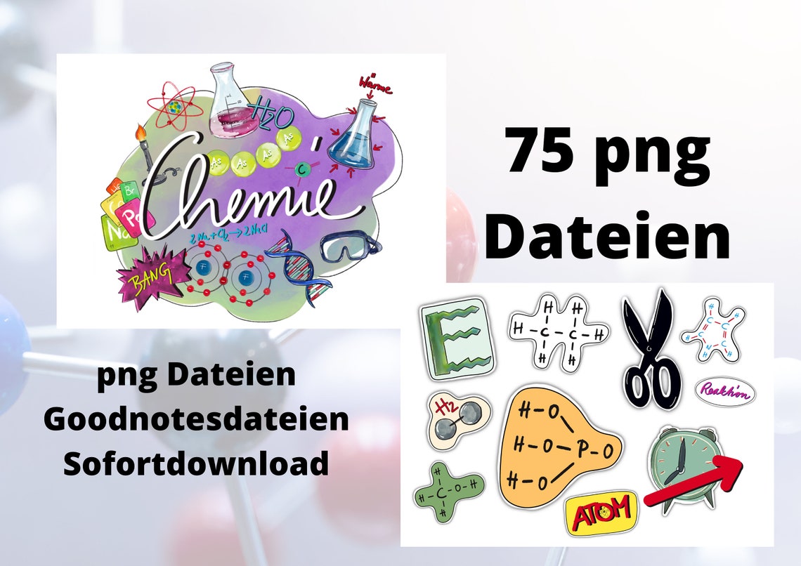 Chemistry Clipart School, Create Worksheets, Digital Stickers ...