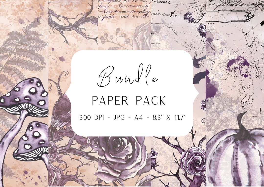 Background Paper, Digital Paper Pack, A4, Jpg, 8'' X 11'', Scrapbook ...