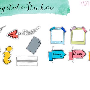 Cliparts School, Create Worksheets, Digital Stickers, Goodnotes ...