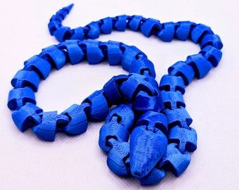 Long 3d Printed Snake - Etsy Australia