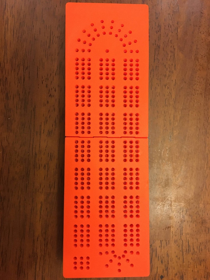 Custom Color Travel Cribbage Board 3 Player - Etsy