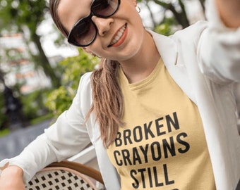Broken Crayons Still Color Poster - Etsy