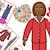 Pieces Paper Dolls #1 - Create a Jointed Doll - 6 Sizes - Articulated ...