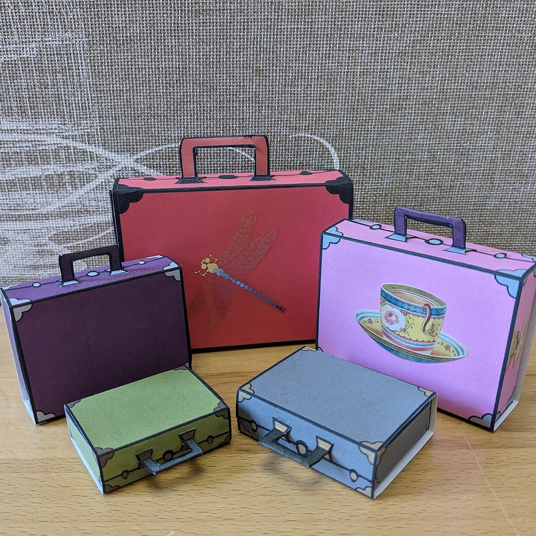 Matchbox Suitcases Kit - Basic Colors - Digital Download - Template ...