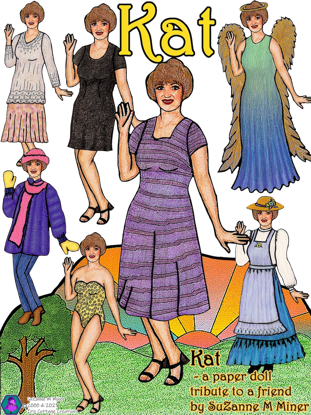 Kat Paper Doll - Fun & Fashionable - Little Black Dress, Winter Gear ...