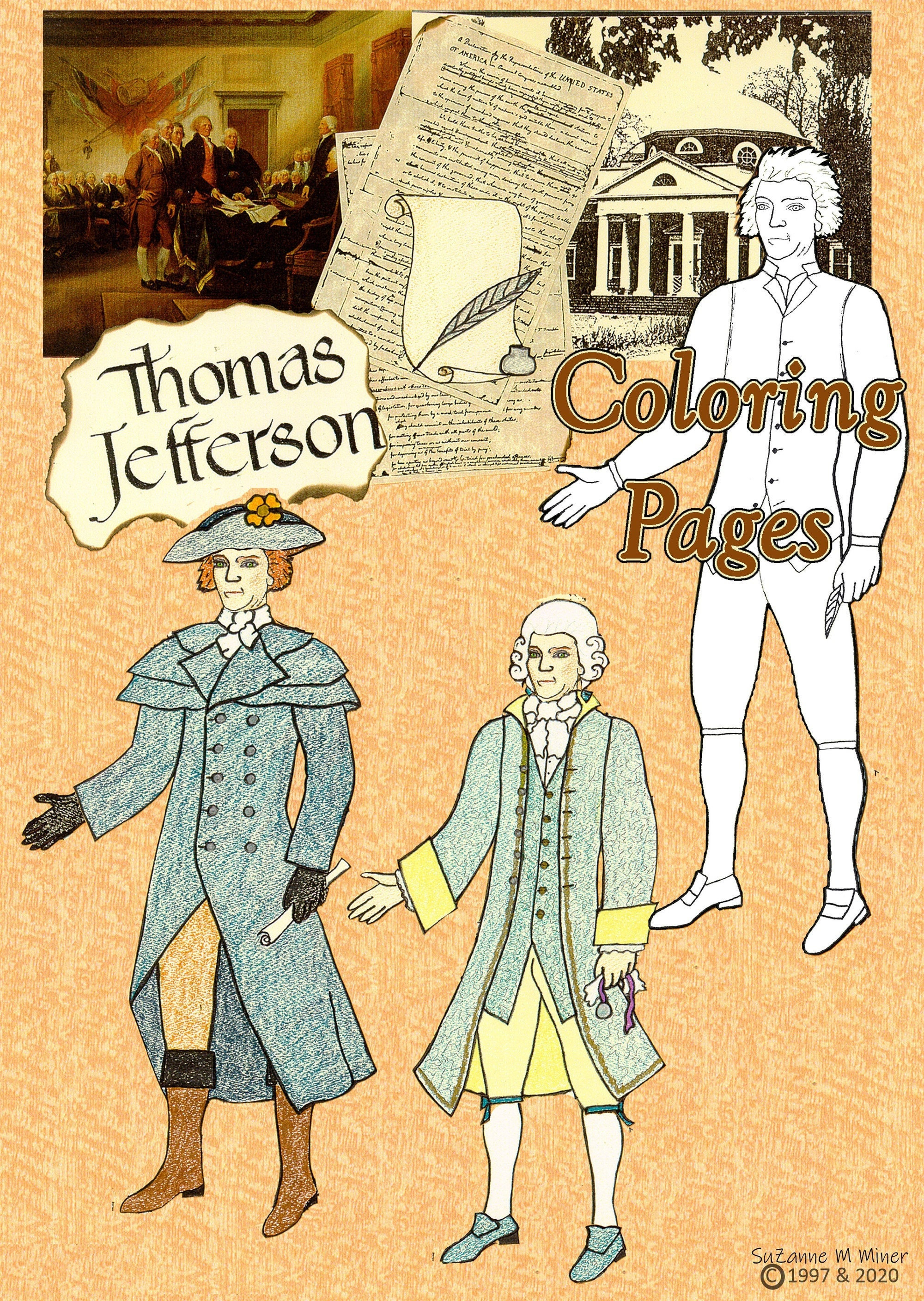 Thomas Jefferson Coloring Pages