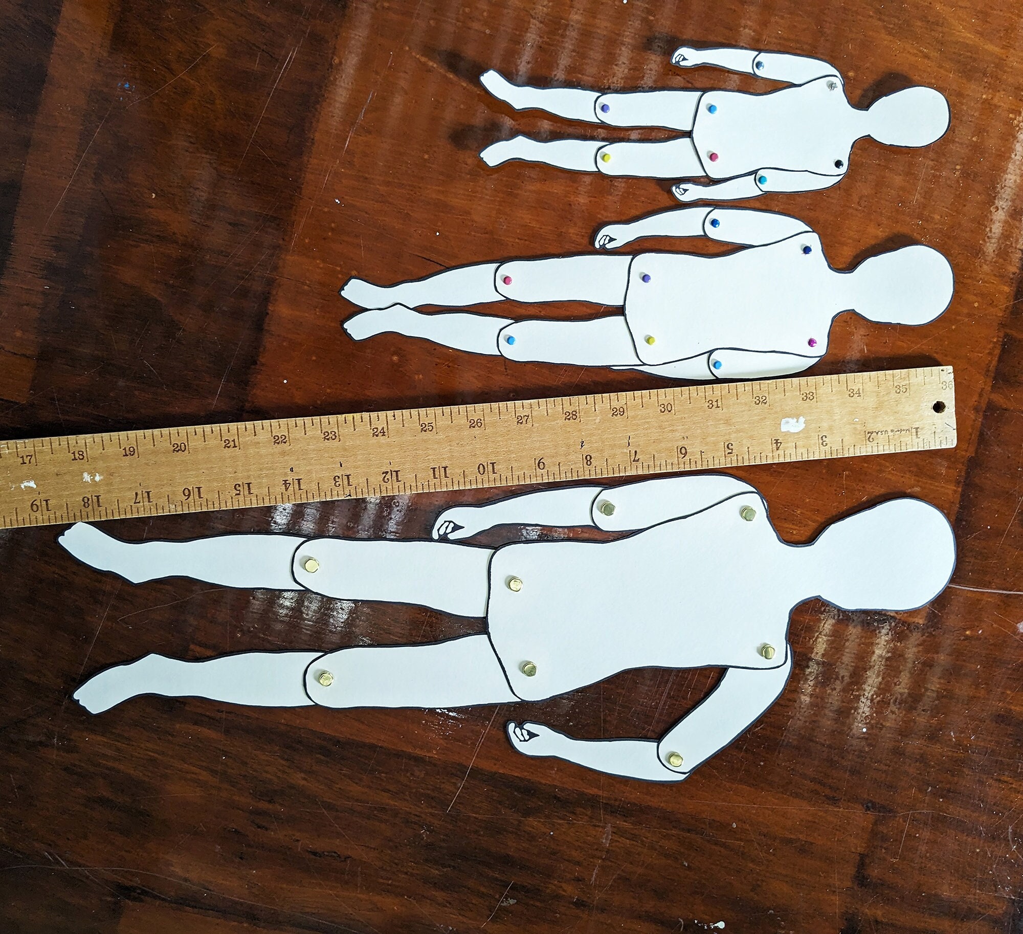 Pieces Paper Doll #5 - Large Size Little Alien Paper Doll - Play ...