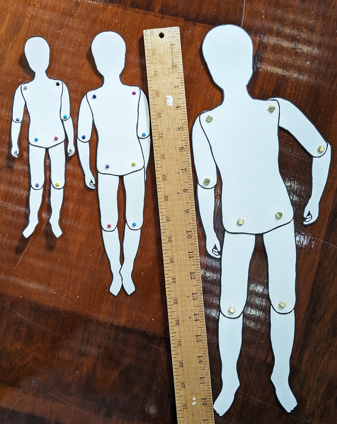 Pieces Paper Doll #5 Medium - Little Alien Paper Doll to Color - a ...
