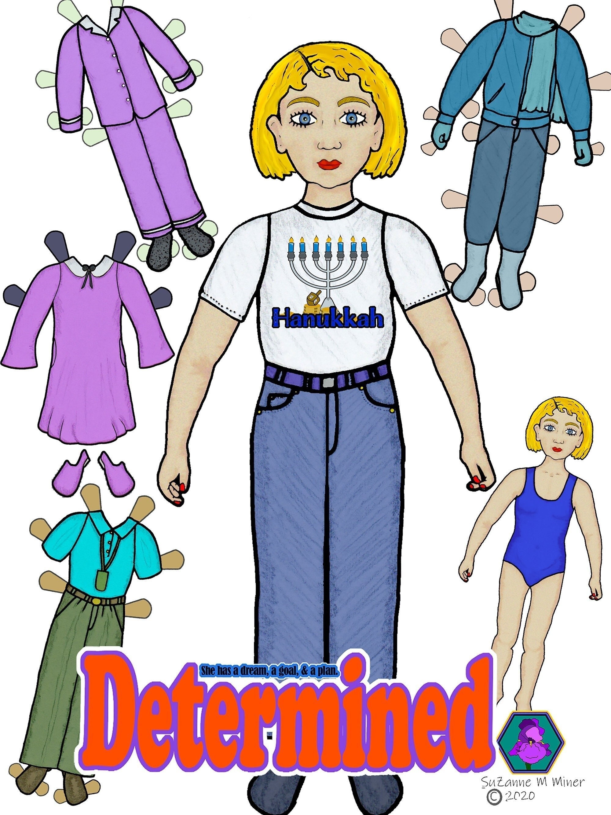 Dolls outfits for dreams Determined Paper Doll Activity Sets goals and ...