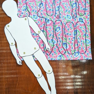 Pieces Paper Doll #5 - Large Size Little Alien Paper Doll - Play ...
