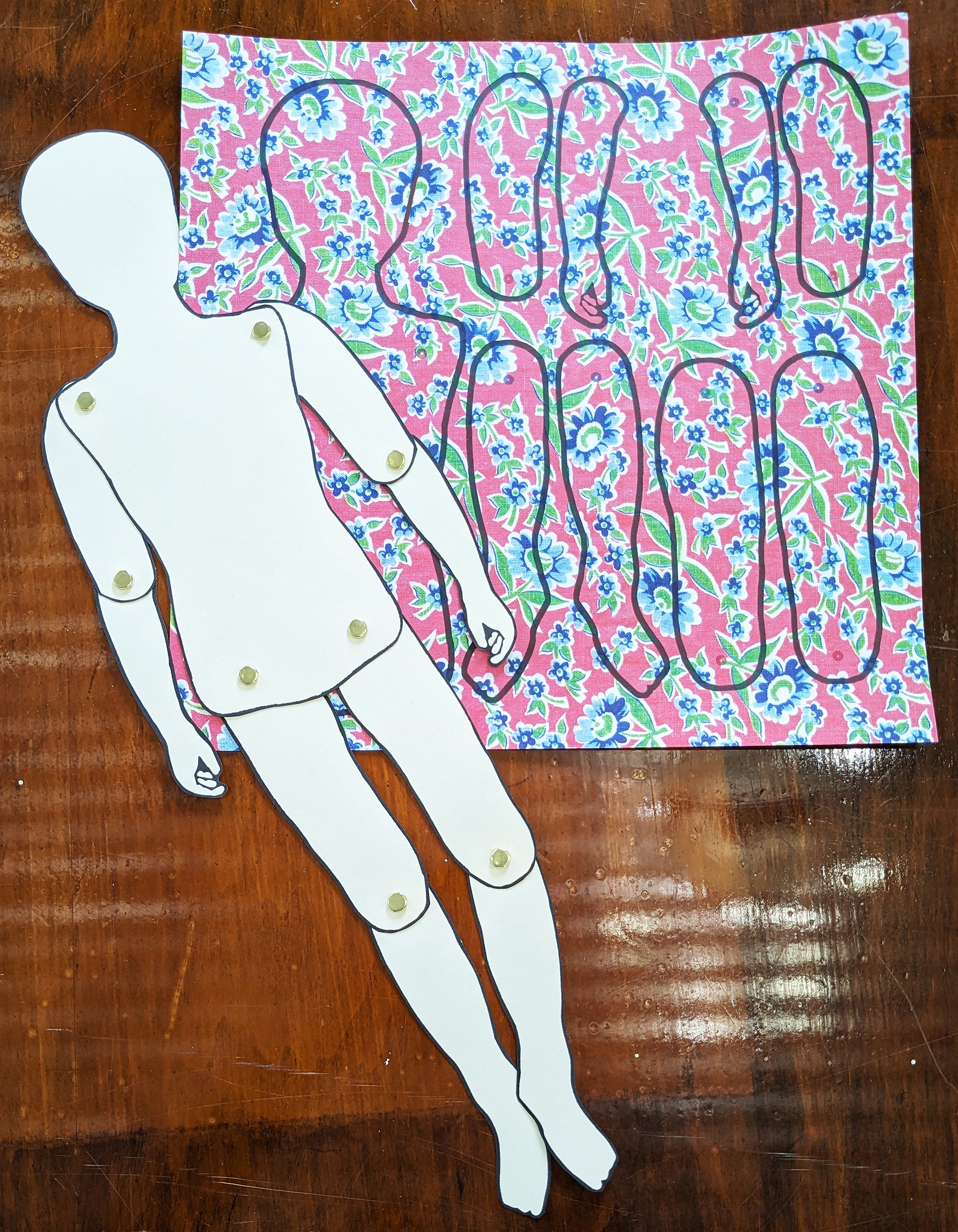 Pieces Paper Doll #5 - Large Size Little Alien Paper Doll - Play ...