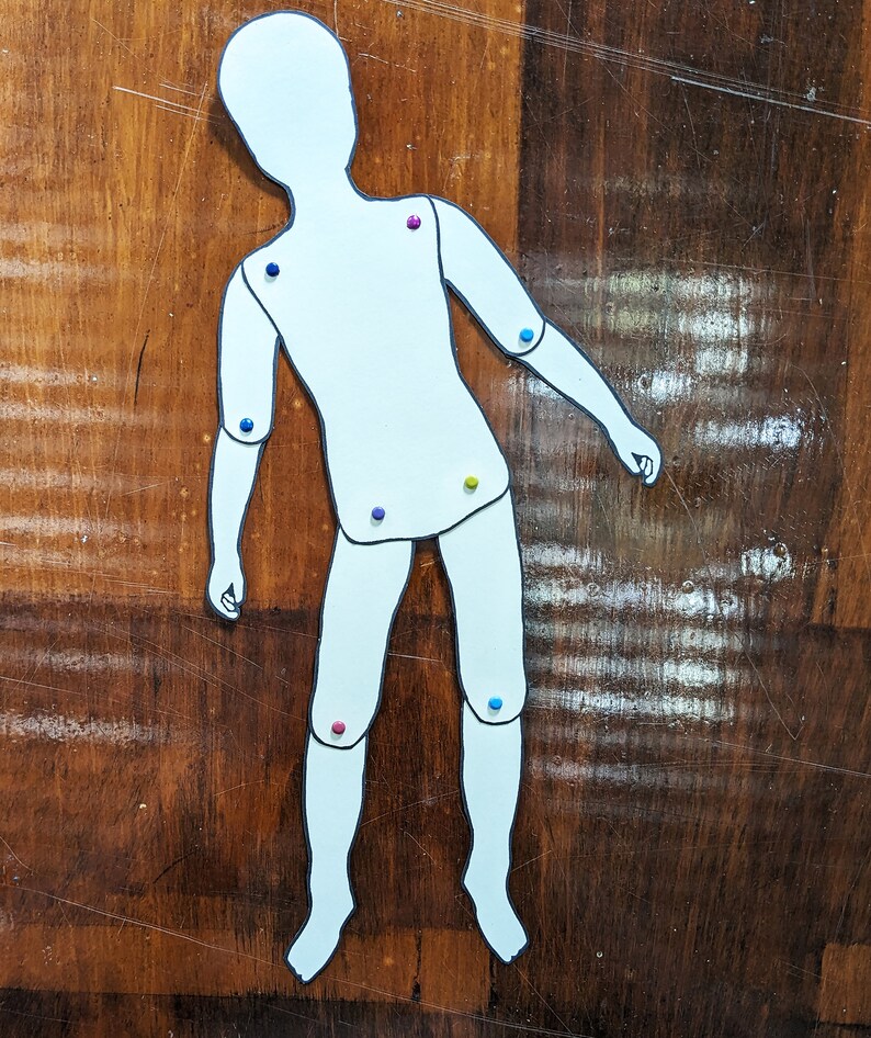 Pieces Paper Doll #5 Medium - Little Alien Paper Doll to Color - a ...