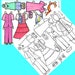 Suzy Paper Doll Coloring Pages - Cute Kid With Fun Clothes, Patriotic ...