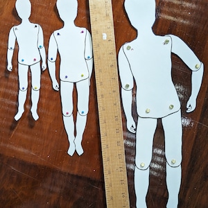 Pieces Paper Doll #5 Small - Little Alien Paper Doll to Color - a ...
