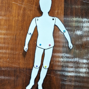 Pieces Paper Doll #5 Small - Little Alien Paper Doll to Color - a ...