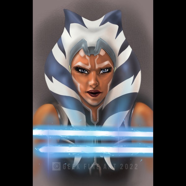 Ahsoka Fulcrum Lightsaber - Etsy