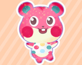 Gayle Animal Crossing Cute Vinyl Sparkly Star Holographic - Etsy