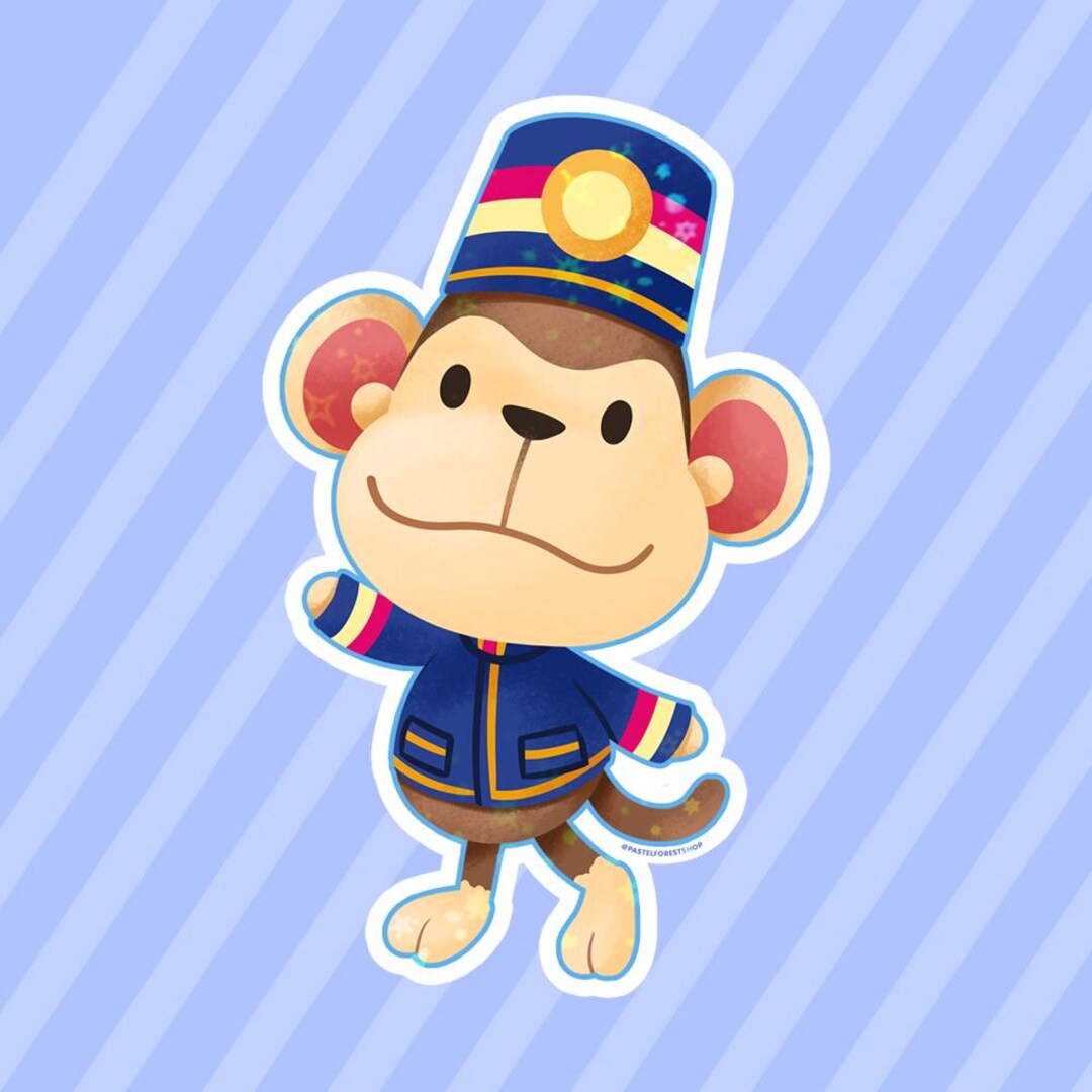 Porter Animal Crossing Cute Vinyl Sparkly Star Holographic Sticker - Etsy