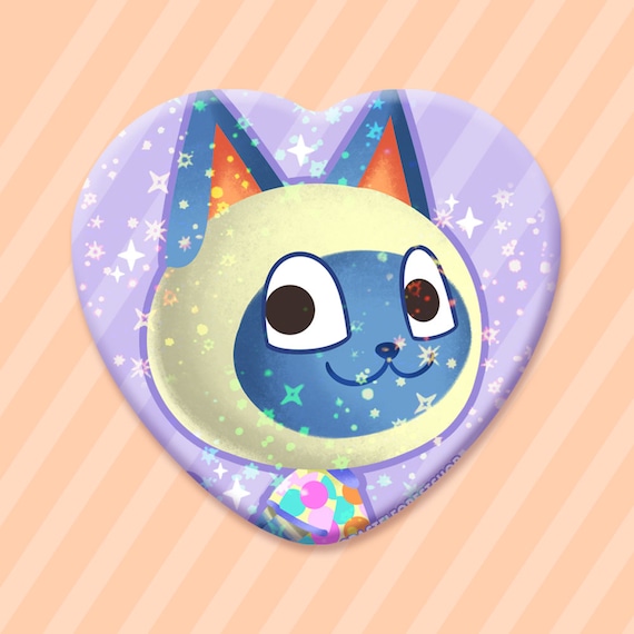 Mitzi Animal Crossing Cute Metal Sparkly Star Holographic | Etsy