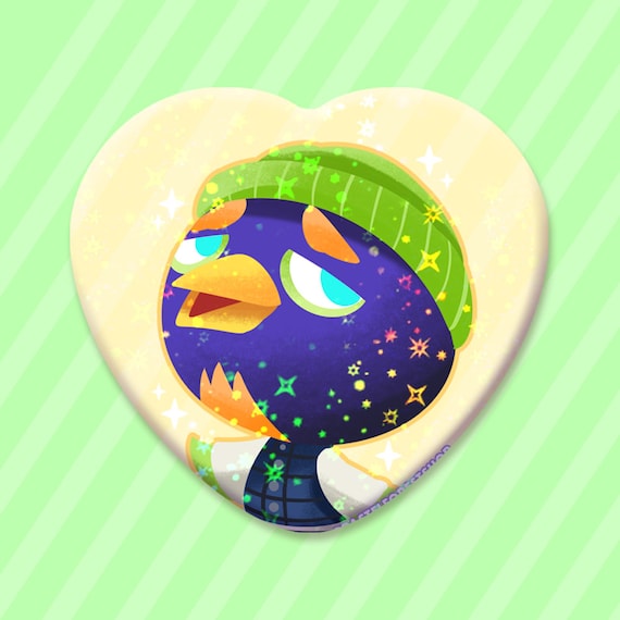 Jacques Animal Crossing Cute Metal Sparkly Star Holographic | Etsy