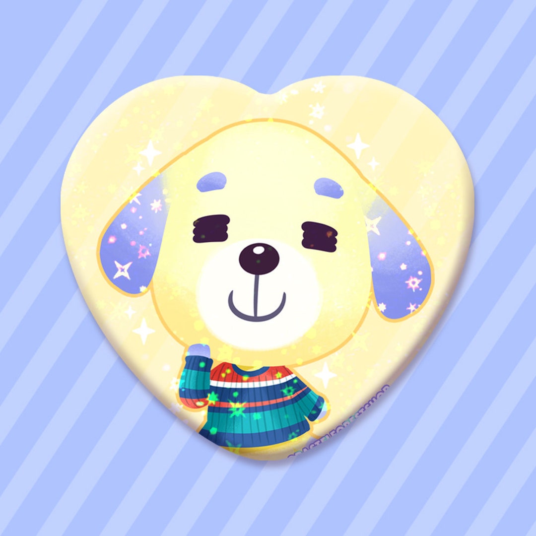 Daisy Animal Crossing Cute Metal Sparkly Star Holographic - Etsy