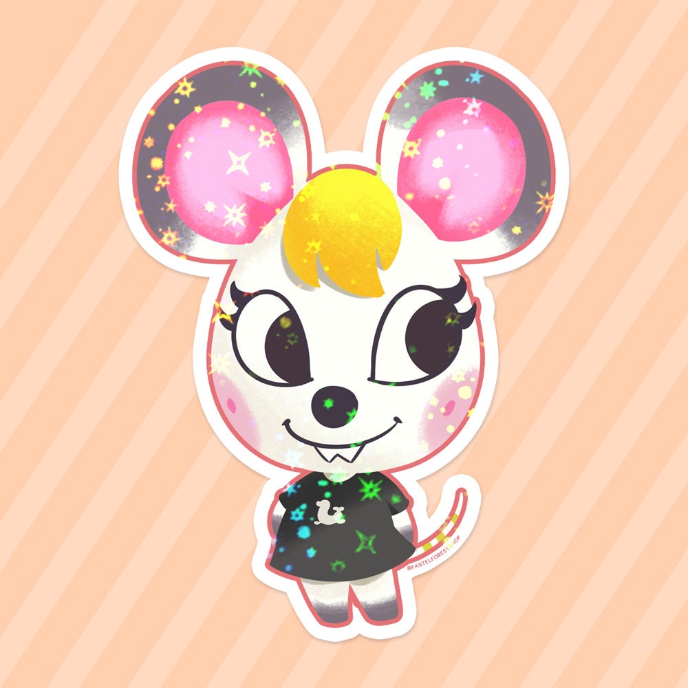 Bella Animal Crossing Lindo Vinilo Brillante Estrella | Etsy