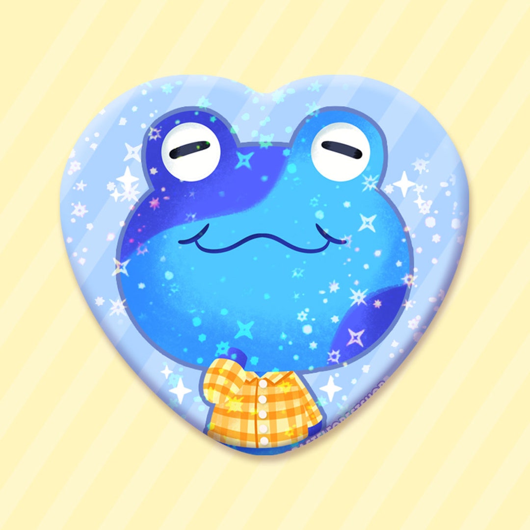 Jeremiah Animal Crossing Cute Metal Sparkly Star Holographic Heart ...