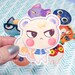 Bangle Animal Crossing Cute Vinyl Sparkly Star Holographic Sticker - Etsy
