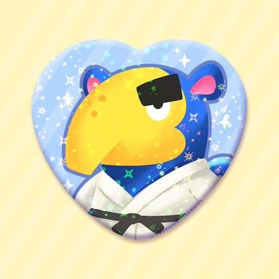 Cyrano Animal Crossing Cute Metal Sparkly Star Holographic - Etsy