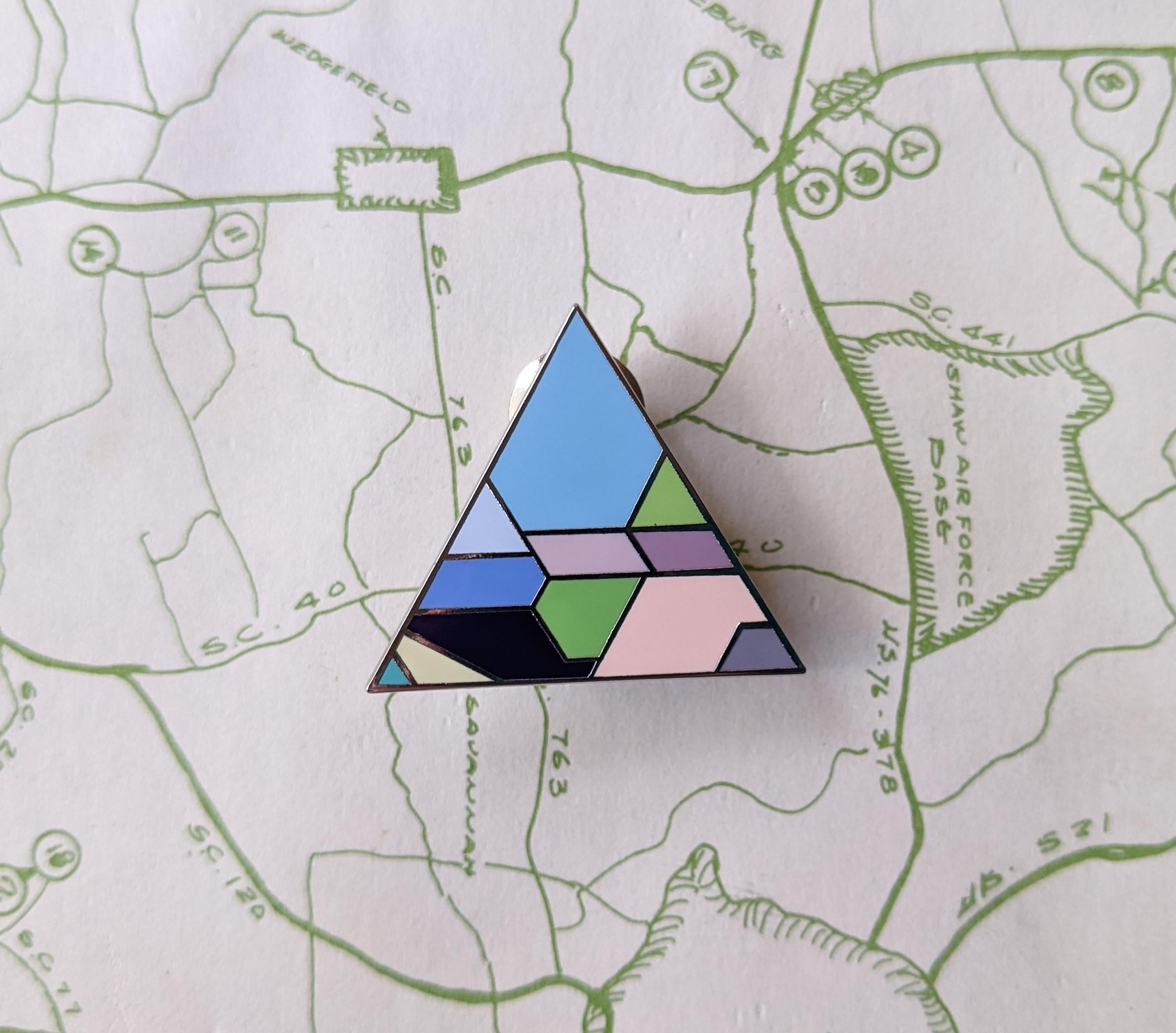 Soil Texture Pyramid Hard Enamel Pin - Etsy