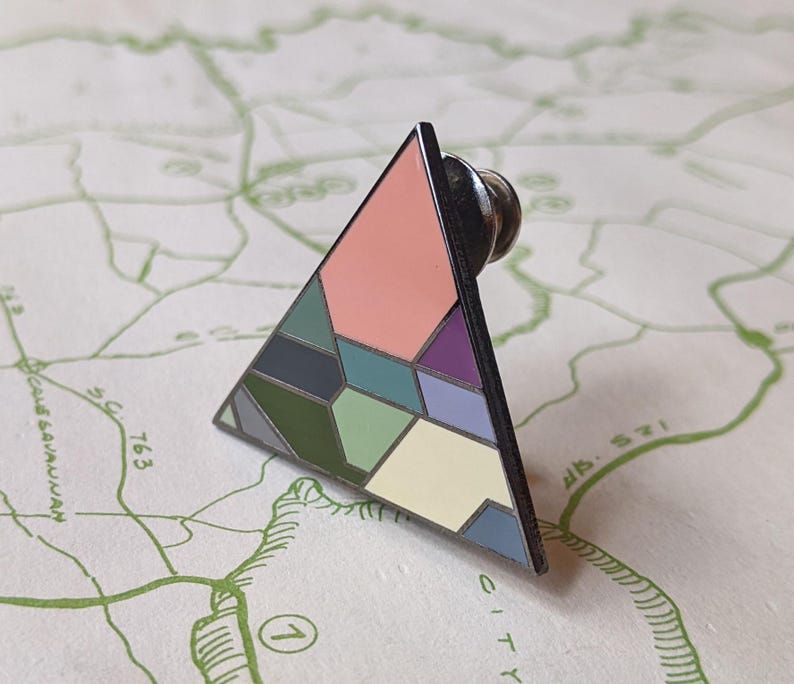 Soil Texture Pyramid Hard Enamel Pin - Etsy