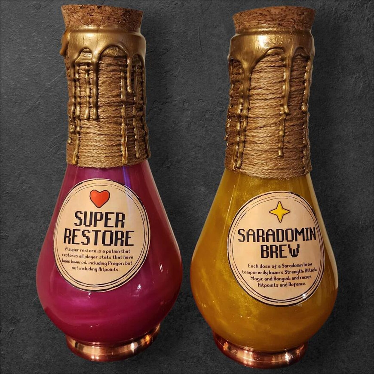Super Restore Potion | OSRS Fantasy Potion Bottle | Inspired by ...
