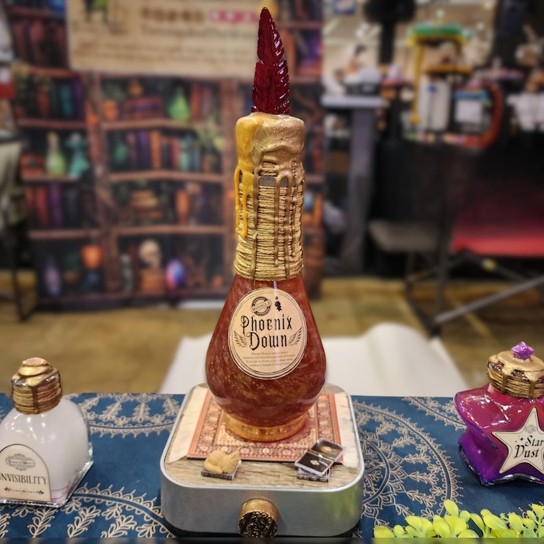 Phoenix Down Potion | Medieval Potion Bottle | Inspired by Final ...