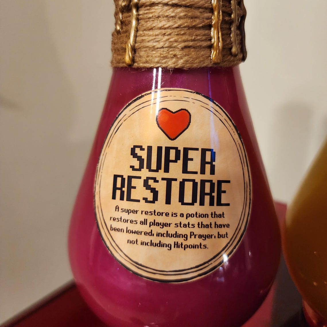 Super Restore Potion | OSRS Fantasy Potion Bottle | Inspired by ...
