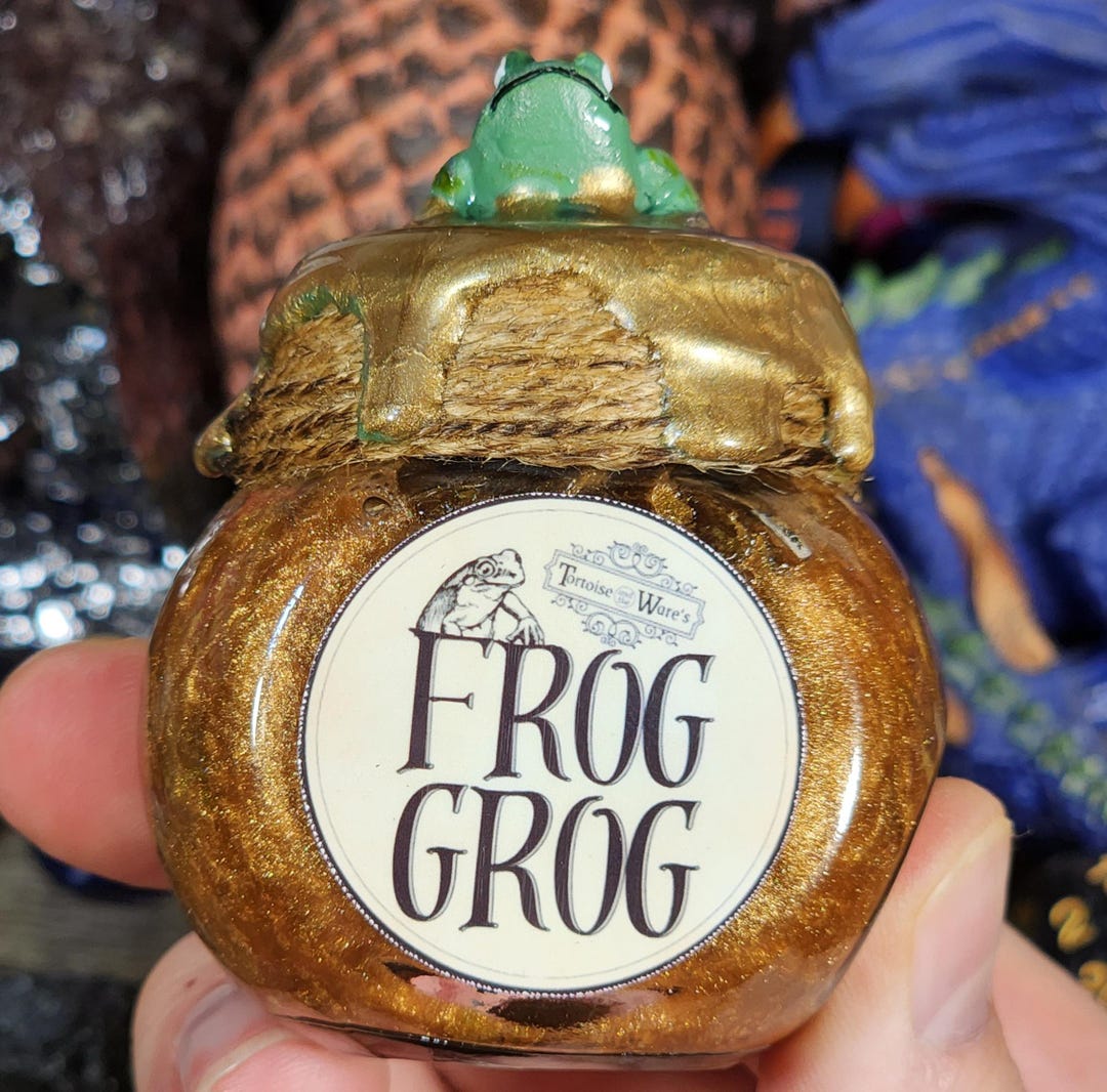Frog Grog Potion | Fantasy Potion Bottle | Dungeons and Dragons TTRPG ...