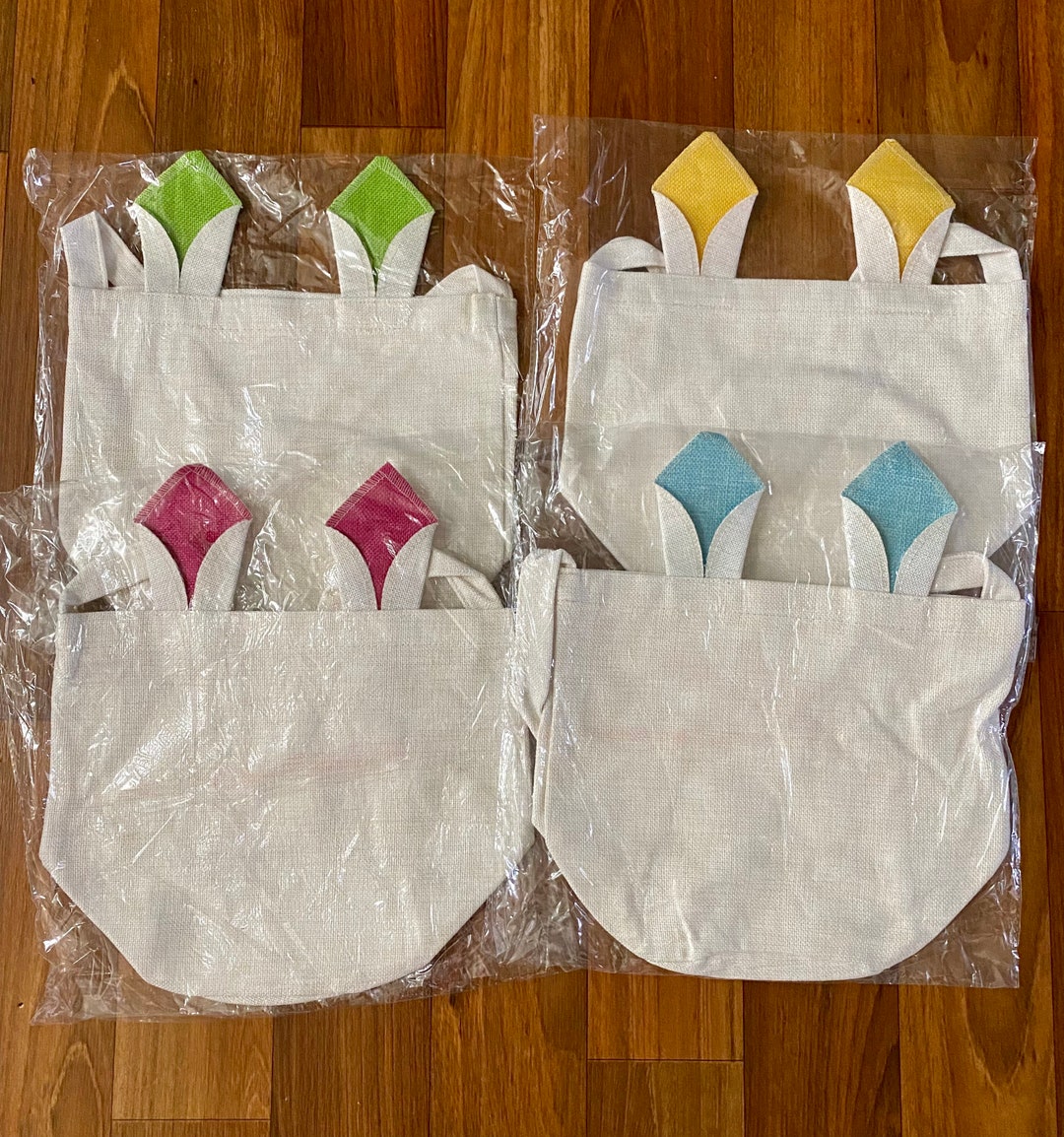 Sublimation Easter Bag, Sublimation Easter Basket, Bunny Ear Bags ...