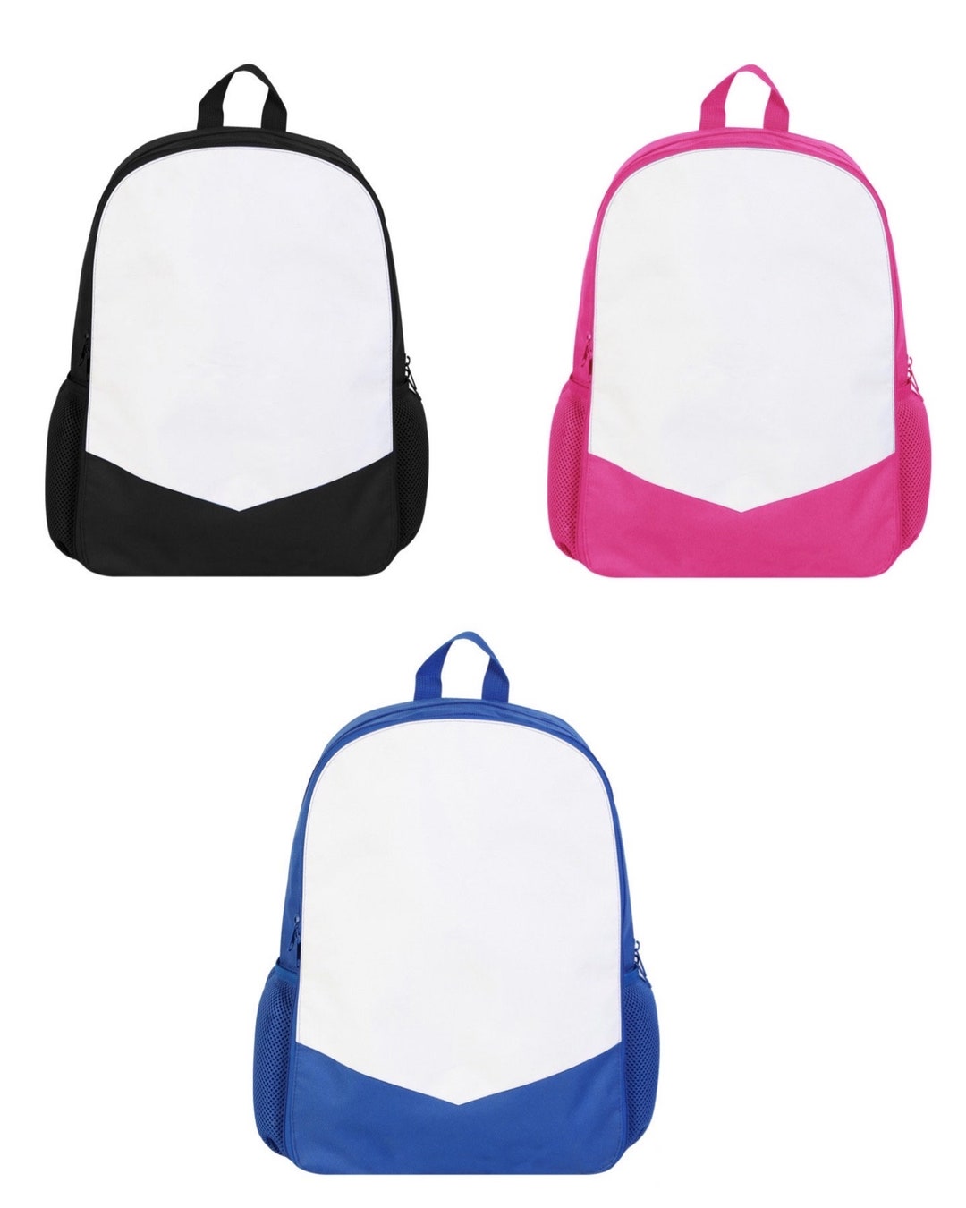 Sublimation Back Packs, Kids Back Packs, School Bag, Book Bag, Youth ...