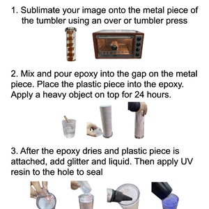 20oz Predrilled Sublimation Snowglobe Tumbler, Storyboard Tumbler ...