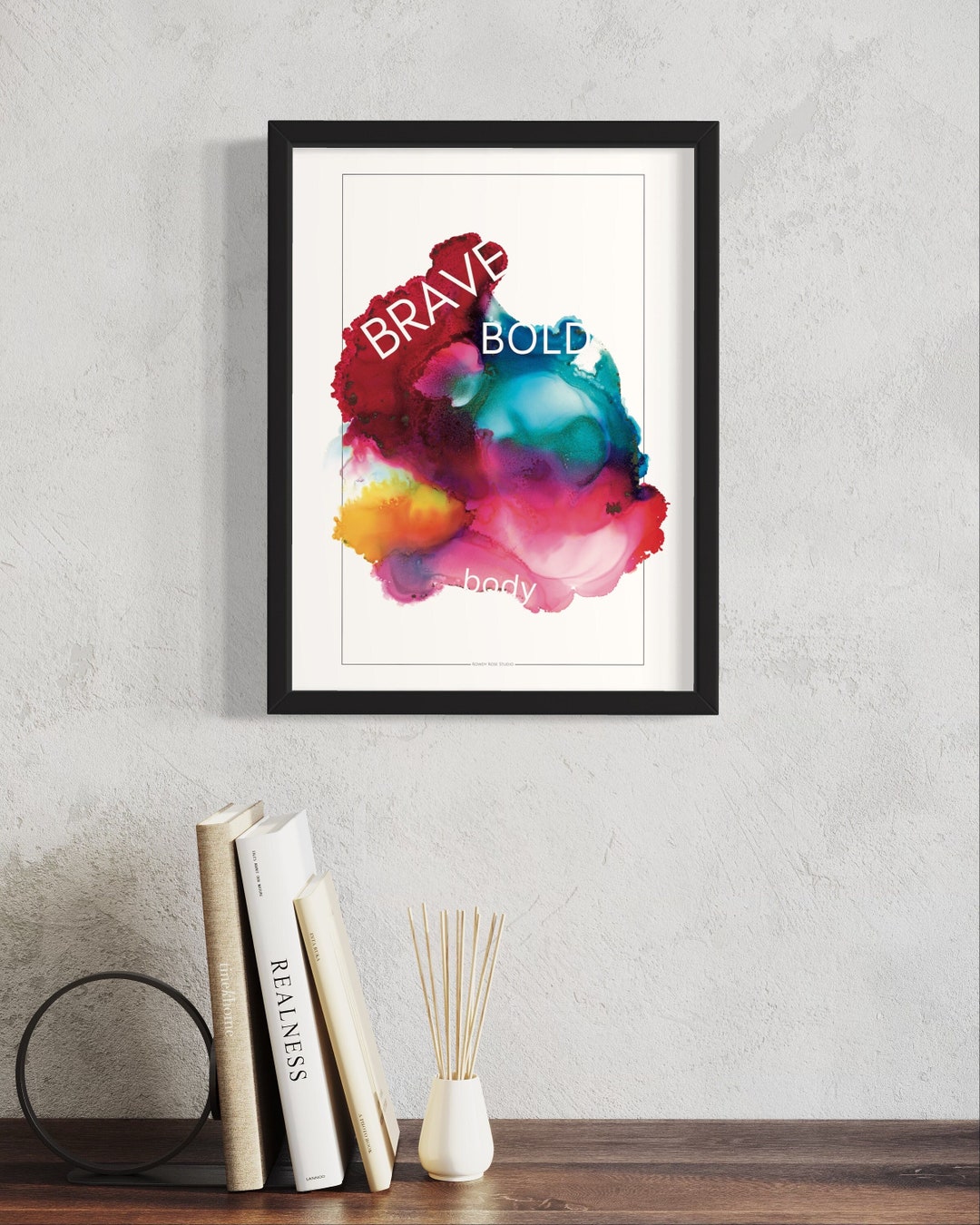 Affirmation Alliteration | Letter B | Brave Bold Body | Blue Pink Art ...