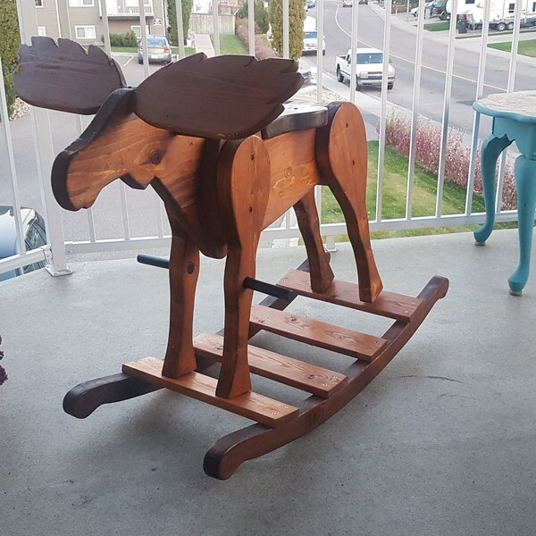 Wooden Rocking Horse - Etsy