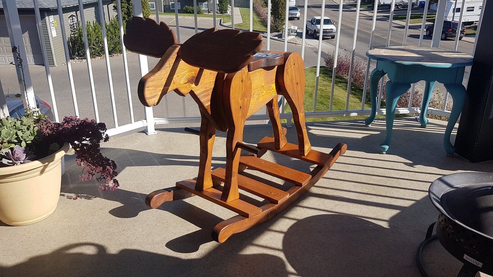 Personalized Handmade Wooden Custom Rocking Moose - Etsy Canada