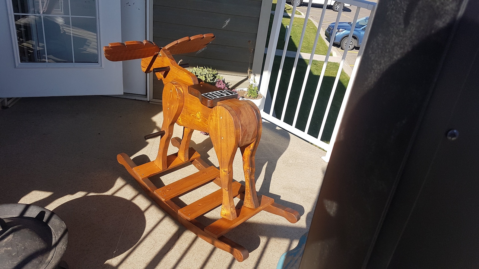 Personalized Handmade Wooden Custom Rocking Moose - Etsy Canada