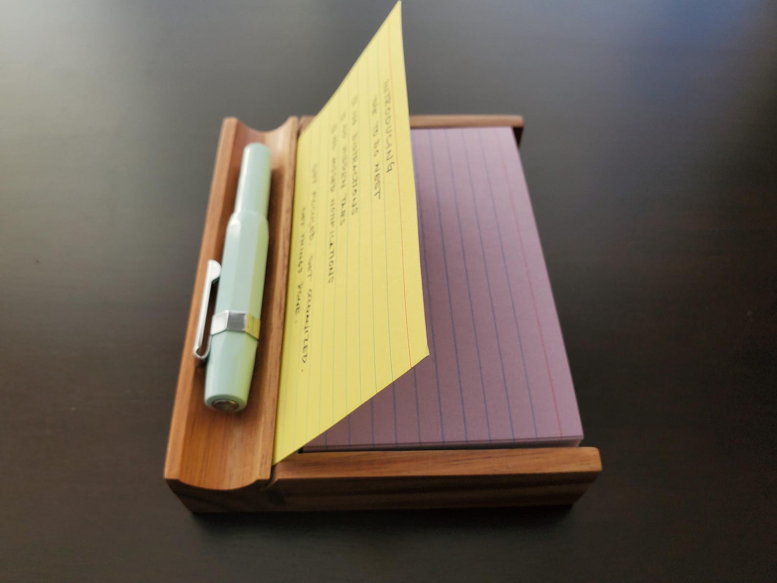 The "to-do-nest" - Index Card Holder - Bedside Index Card Stand - Index ...