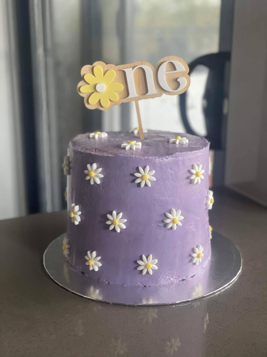 Daisy Cake Topper Double Layer Cake Topper Acrylic - Etsy