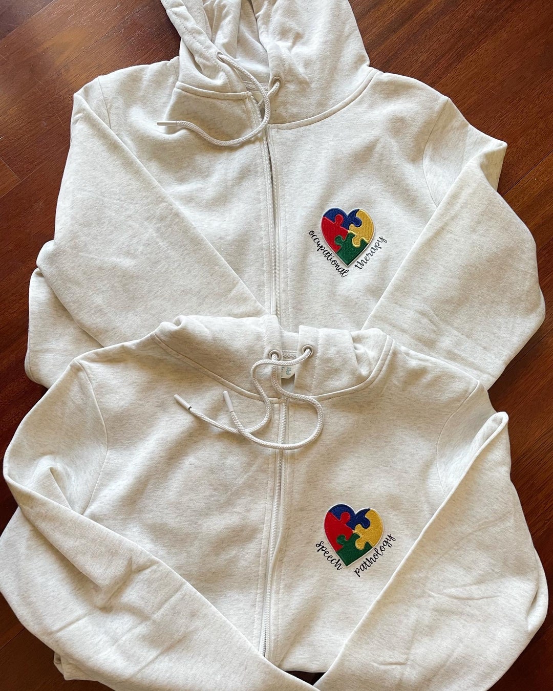 Autism Awareness Zip up Occupational Therapy Speech Physical Therapy - Etsy