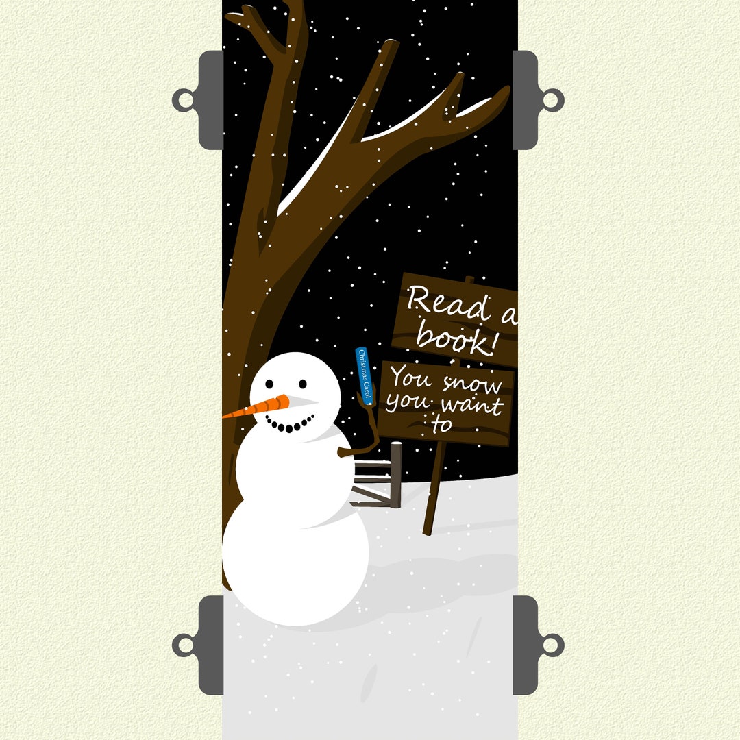 Winter Reading Poster | Digital Download | Printable - Etsy